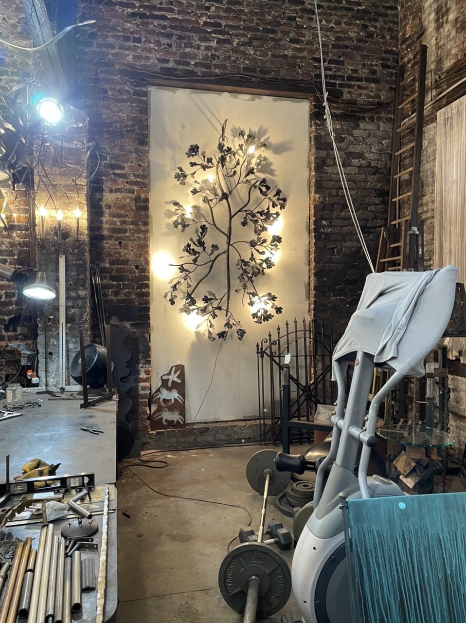 Custom Metal Lighting – David C. Rockhold of New Orleans Furniture and ...