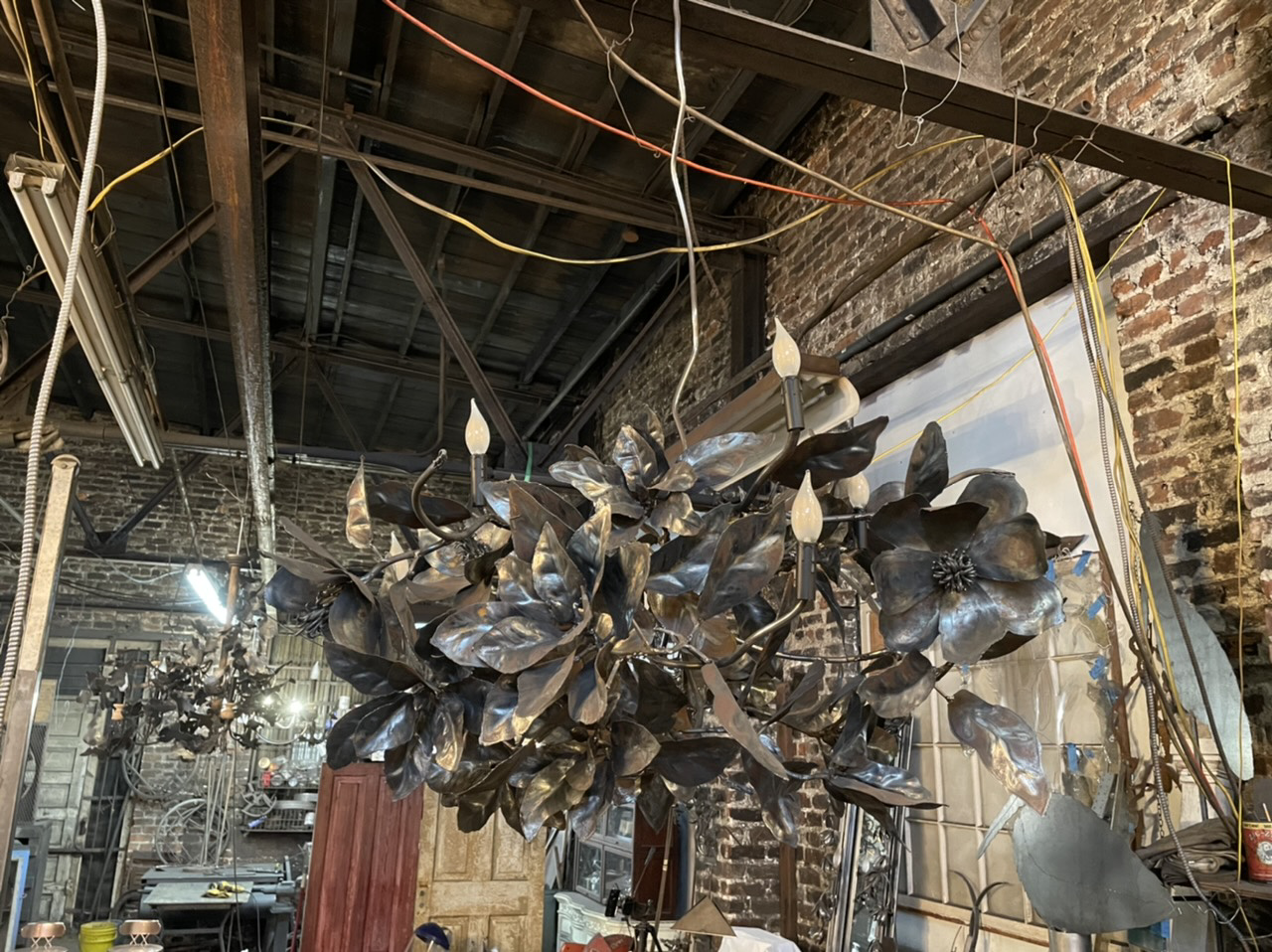 Custom Metal Lighting – David C. Rockhold of New Orleans Furniture and ...